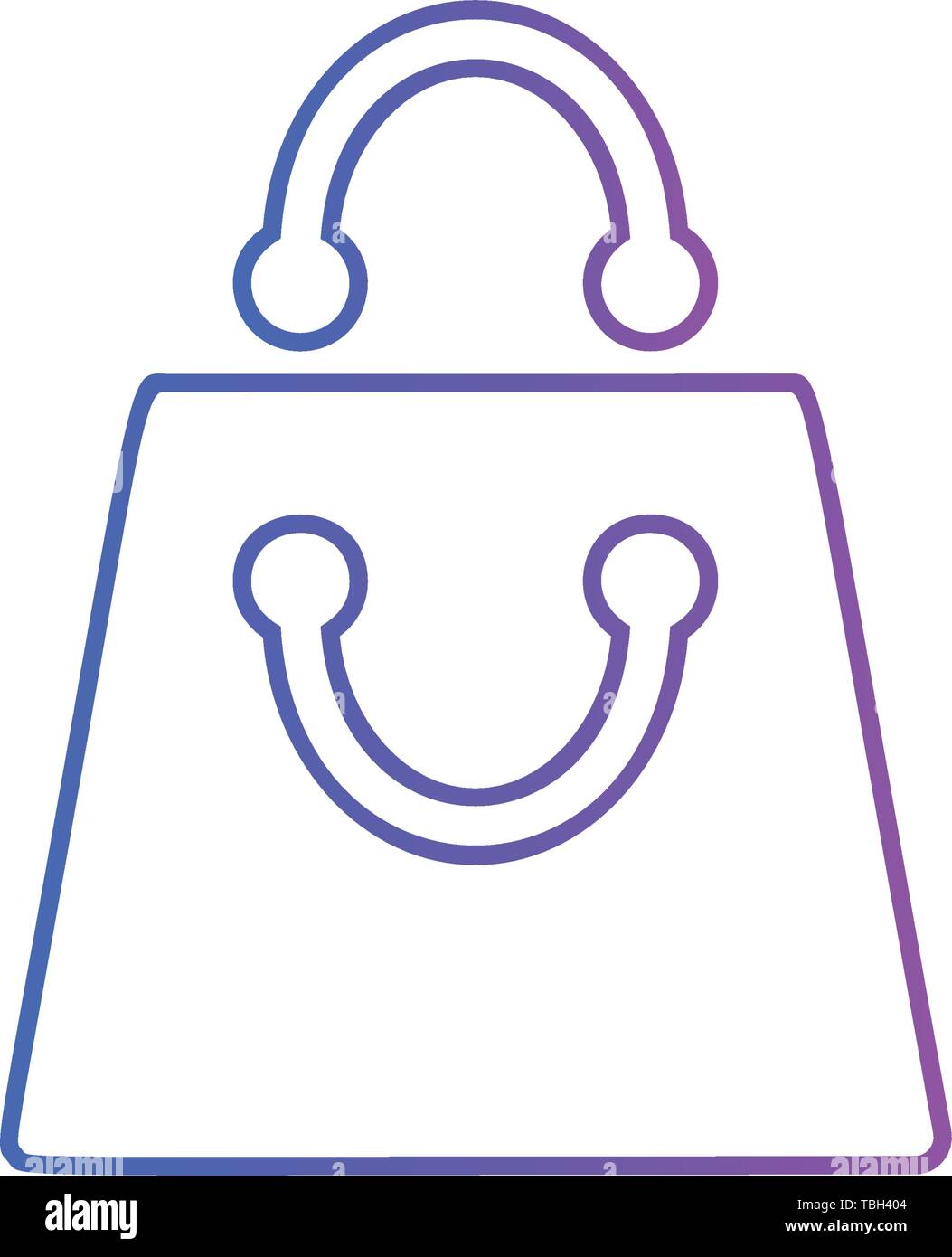 Shopping bag icon - bag sign vector Stock Vector Image & Art - Alamy