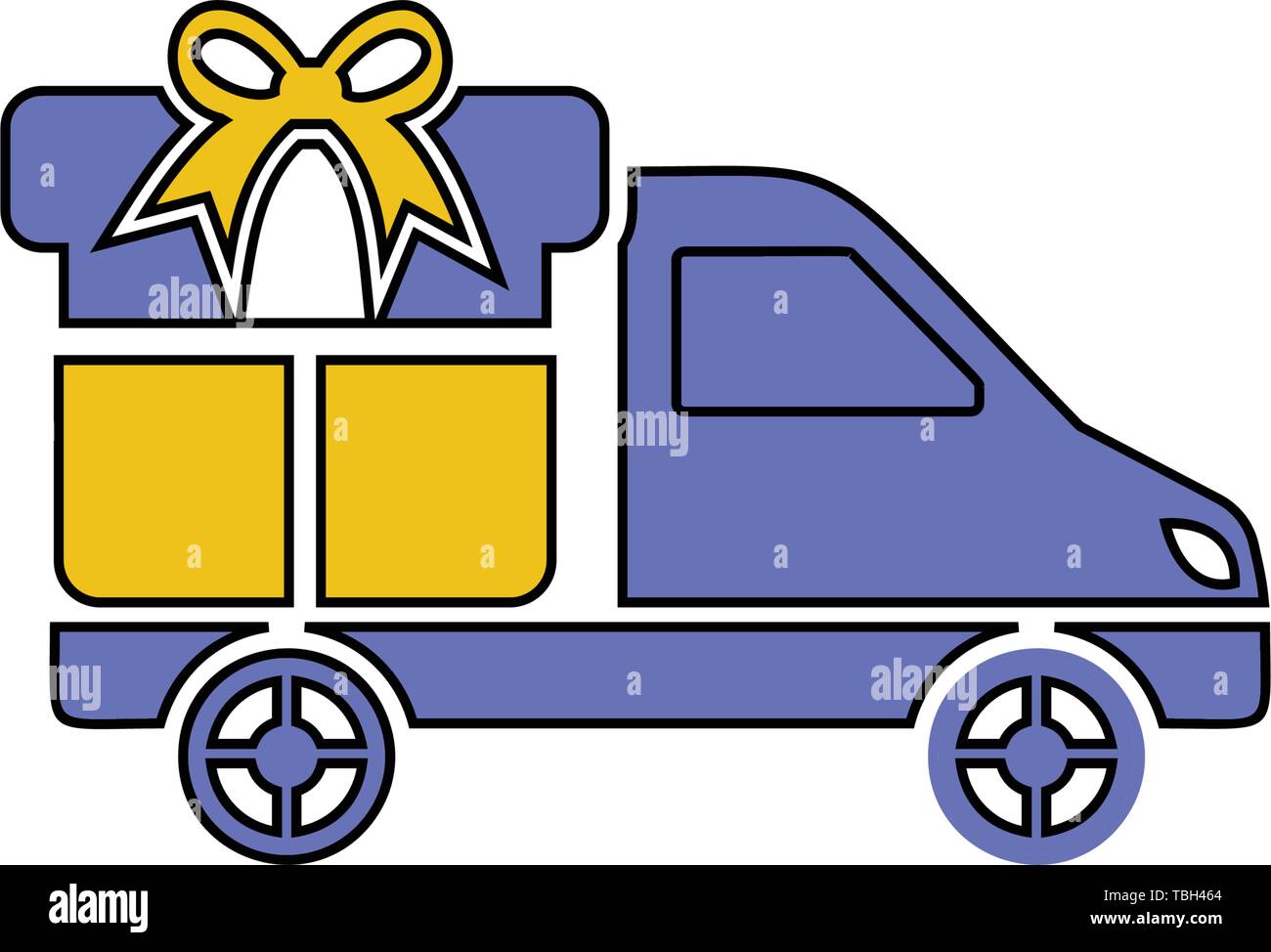 Delivery bank payment icon Stock Vector Images - Alamy