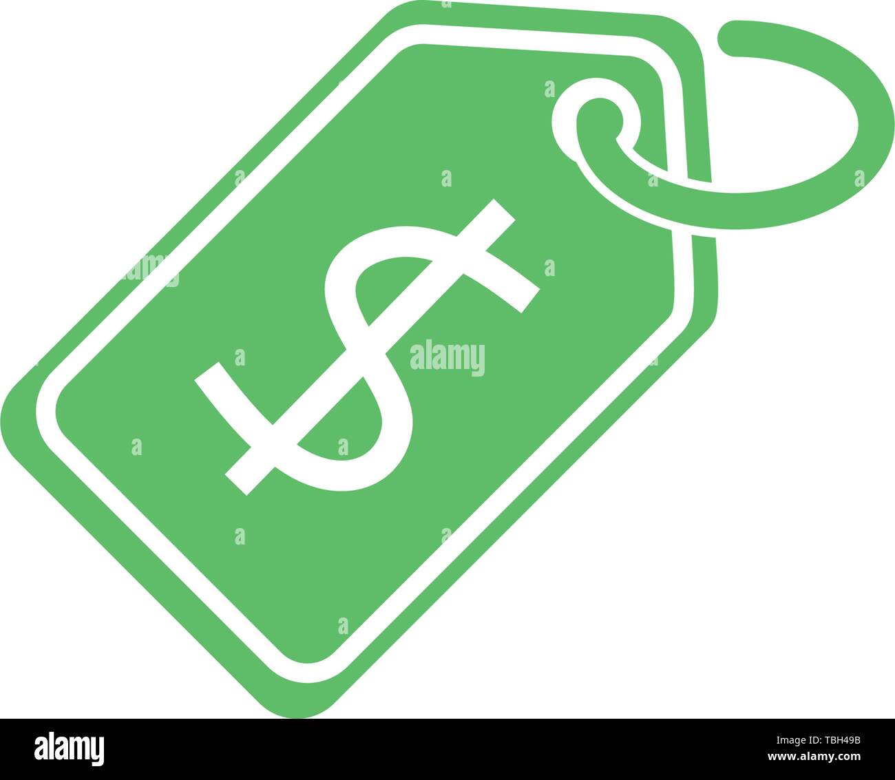 Dollar sign - label icon Vector illustration Stock Vector Image & Art ...