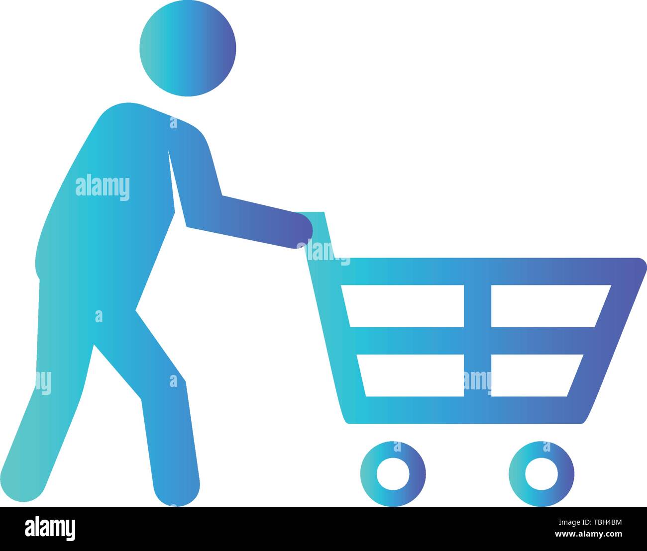 Hand cart vector vectors hi-res stock photography and images - Alamy