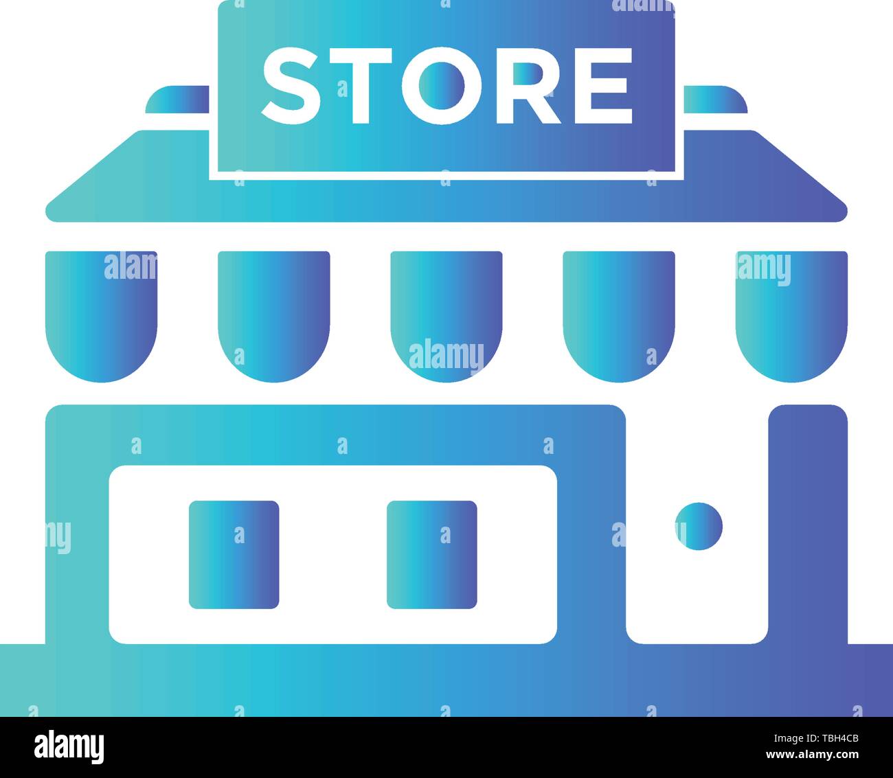 Store icon - shopping icon vector Stock Vector Image & Art - Alamy