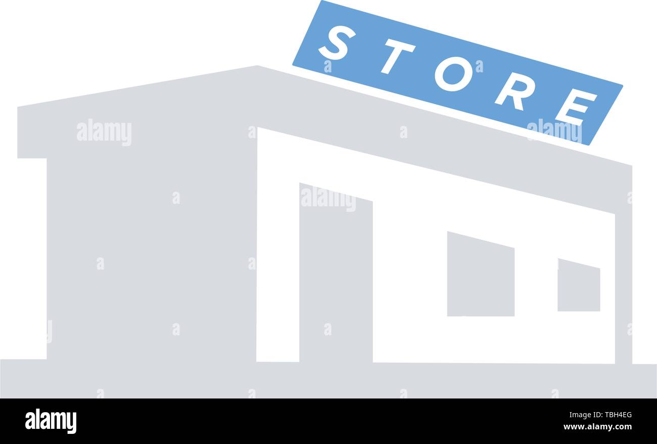 Retail store logo sign storefront Stock Vector Images - Alamy
