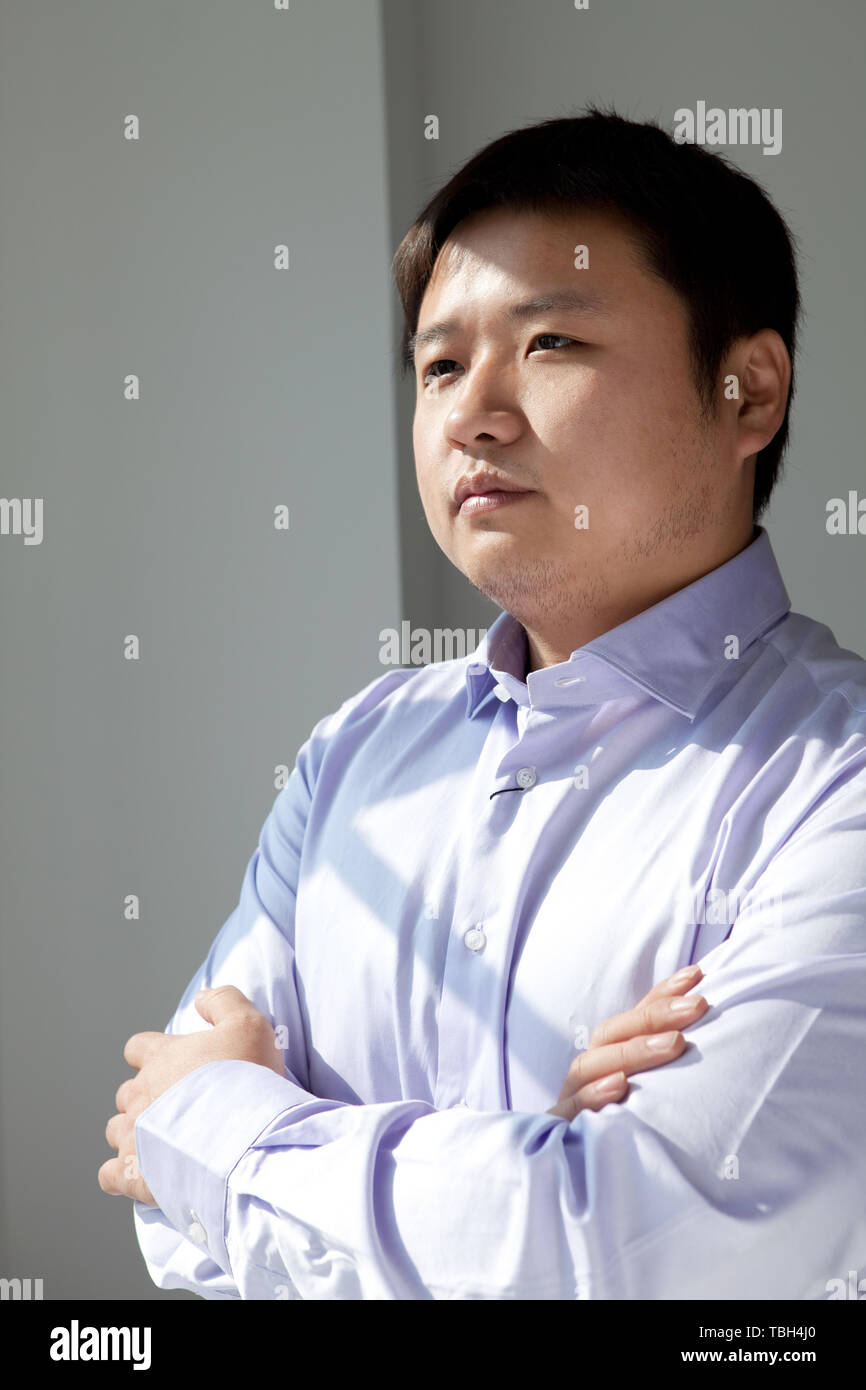 A white-collar man in the office Stock Photo - Alamy