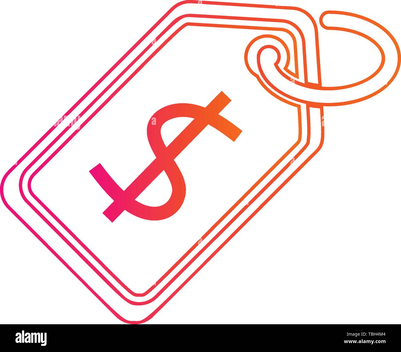 Dollar sign - label icon Vector illustration Stock Vector Image & Art ...