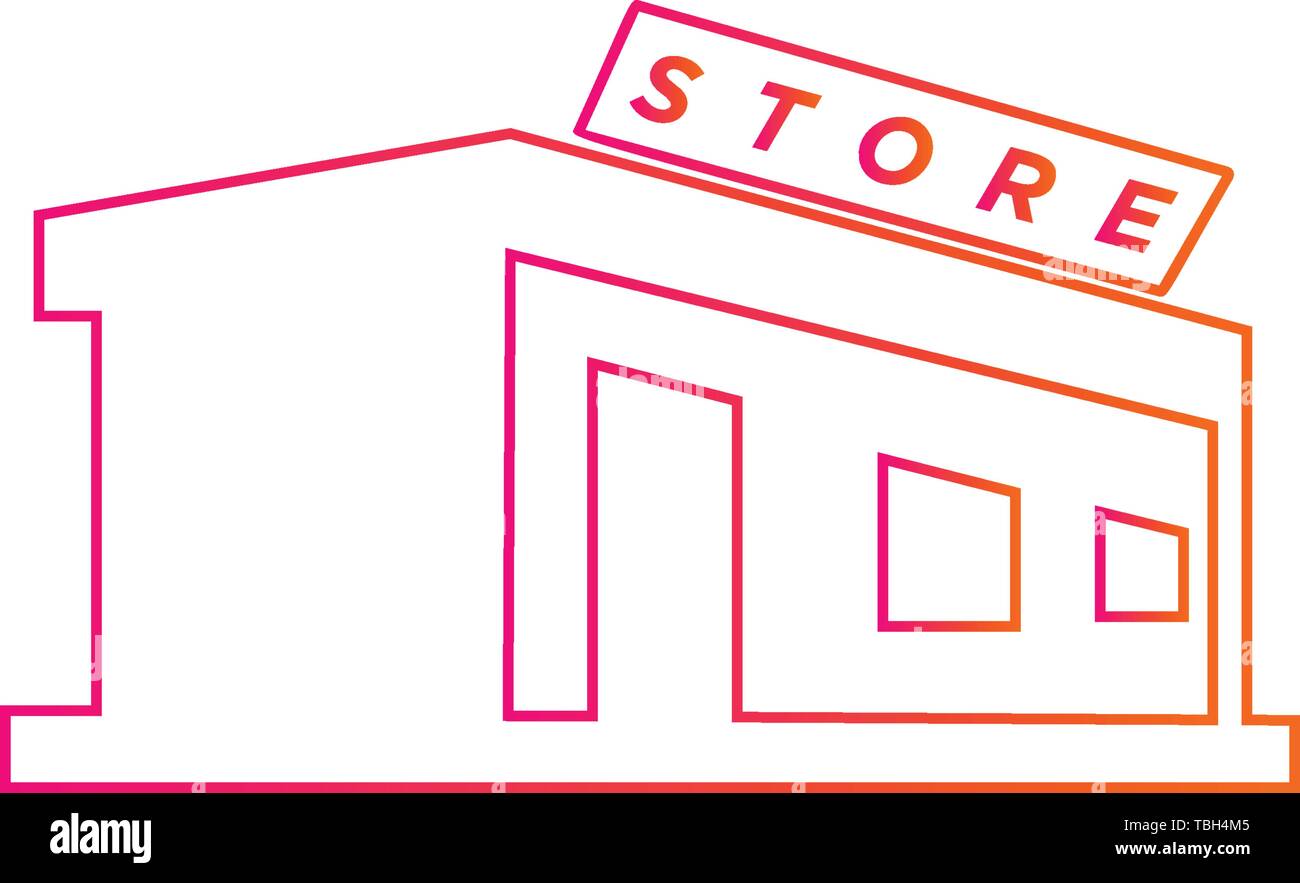 Retail store logo sign storefront Stock Vector Images - Alamy
