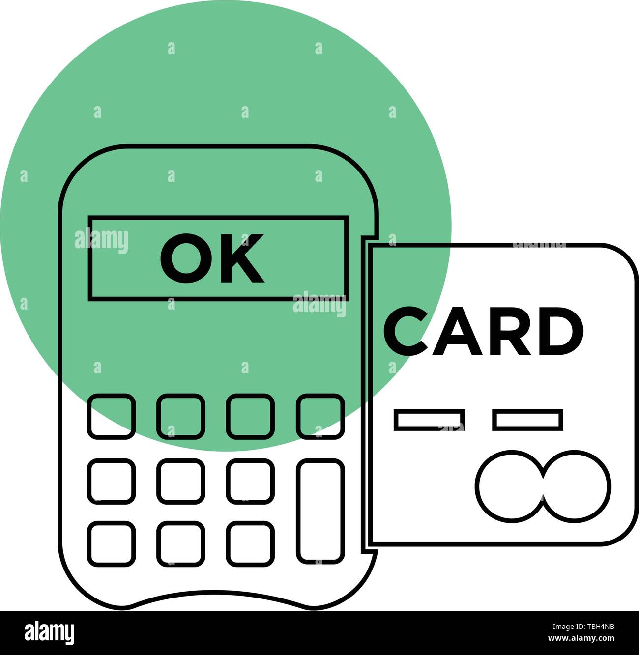 Payment processing Stock Vector Images - Alamy