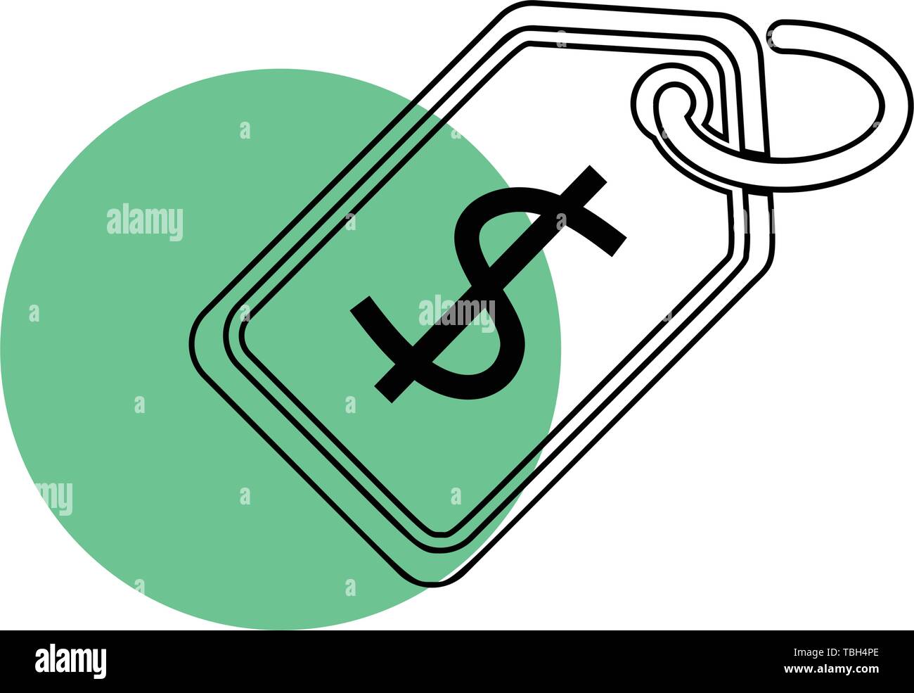 Dollar sign ribbon hi-res stock photography and images - Alamy