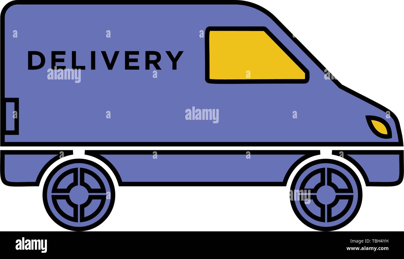 Delivery car sign - shopping icon vector Stock Vector Image & Art - Alamy