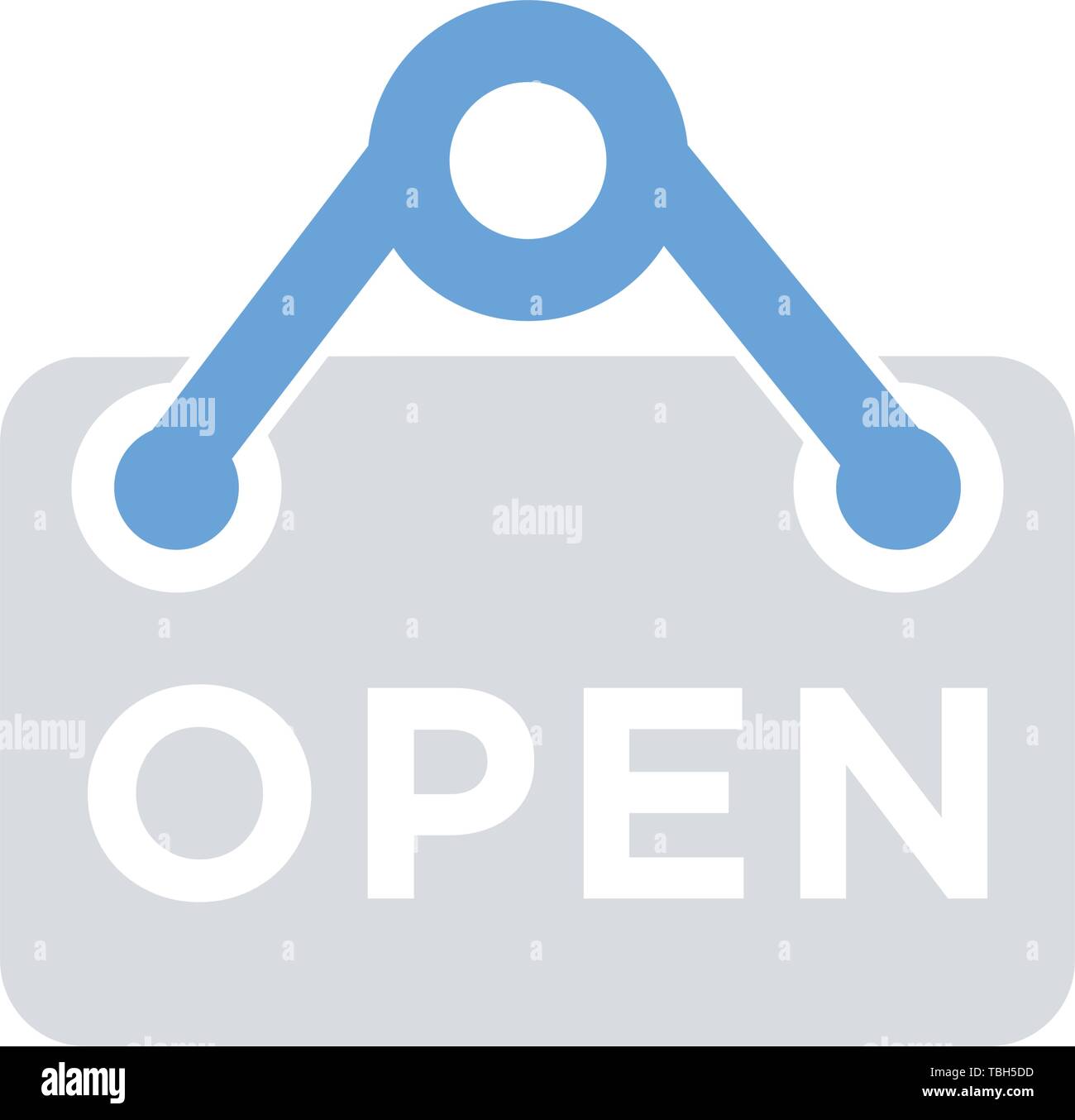 Open vector icon - tag sign symbol Stock Vector Image & Art - Alamy