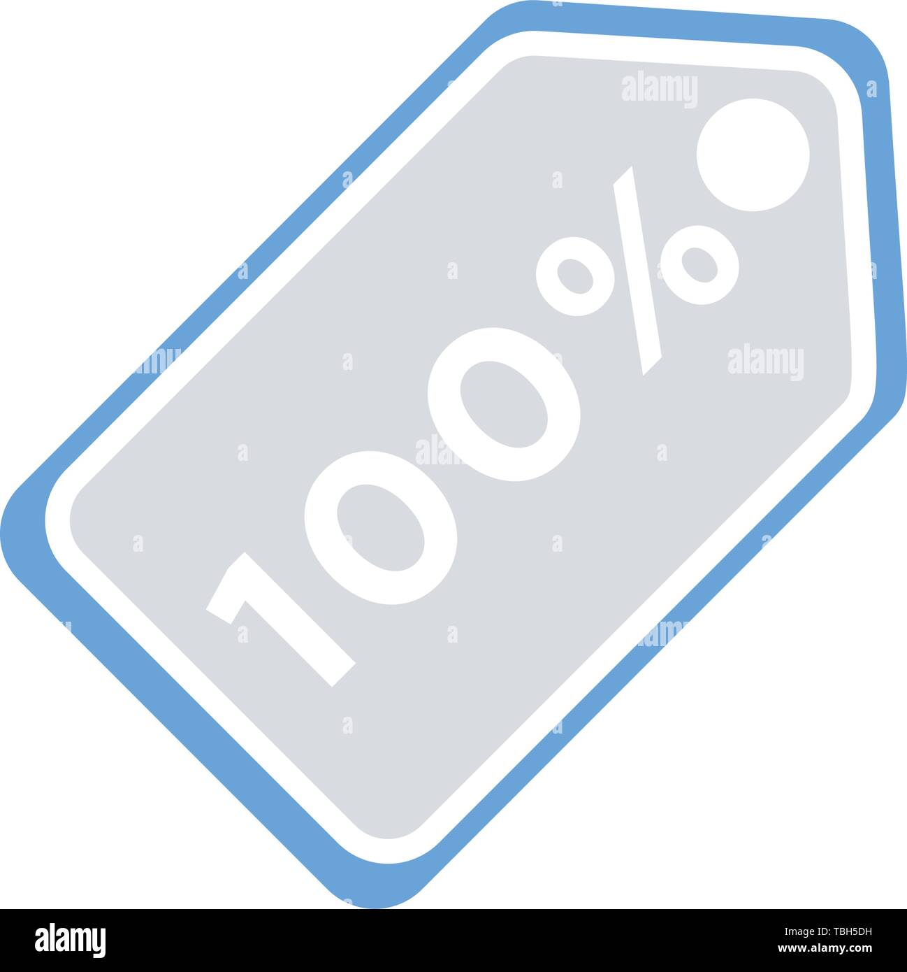 Sale tags icon - one hundred percent sign Stock Vector Image & Art - Alamy