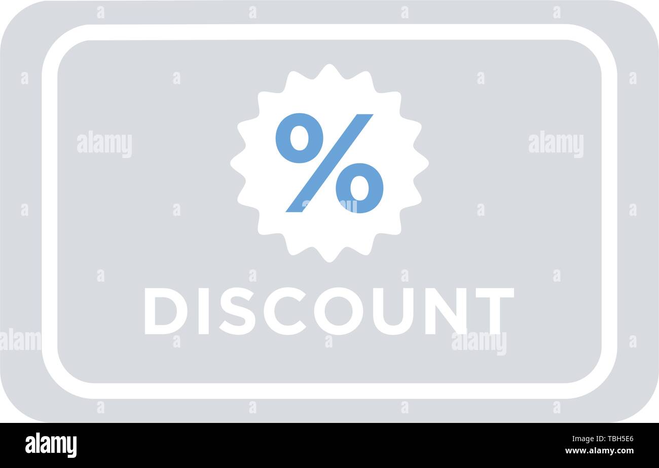 Voucher discount card - vector illustration Stock Vector Image & Art ...