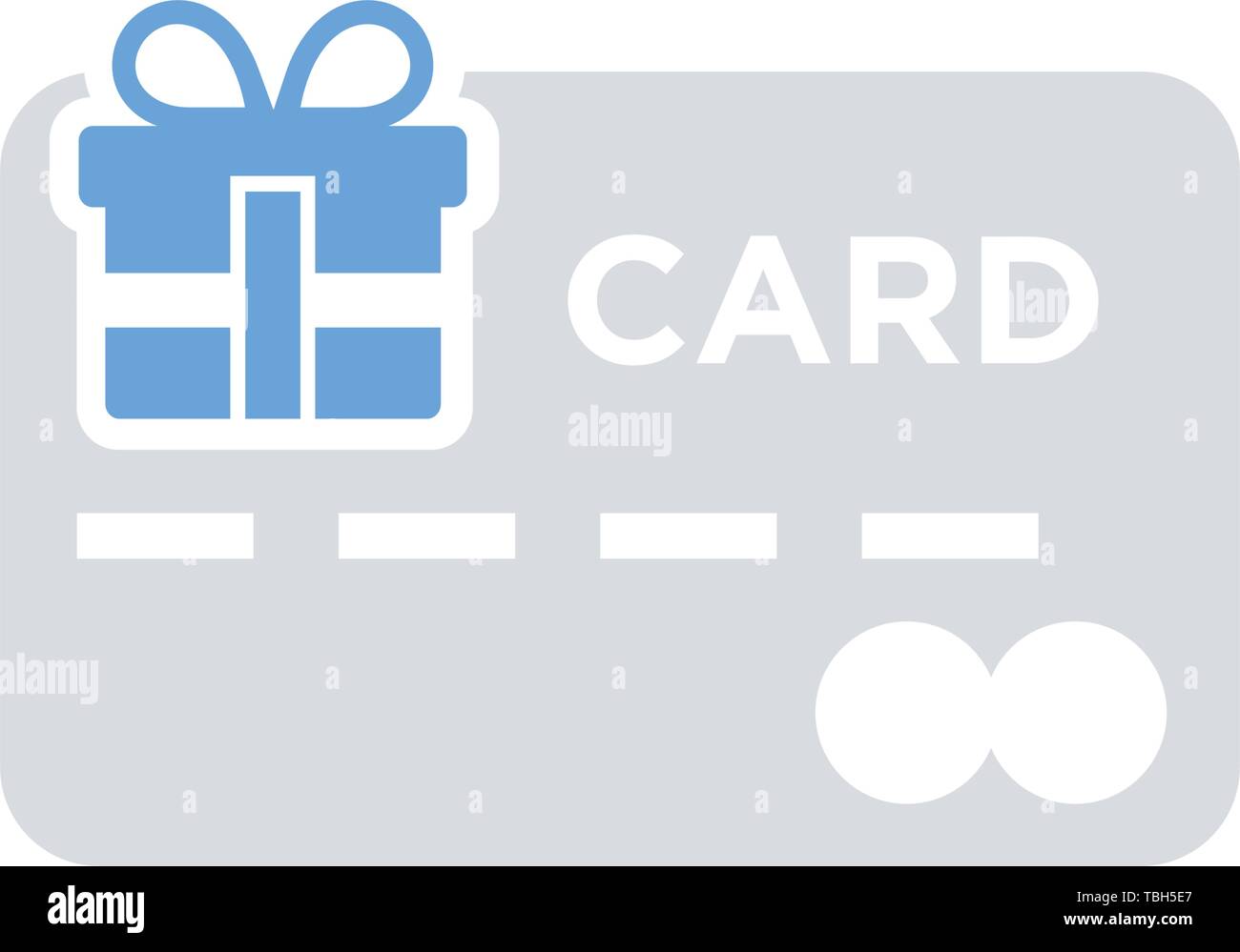 Gift card icon - vector illustration Stock Vector Image & Art - Alamy