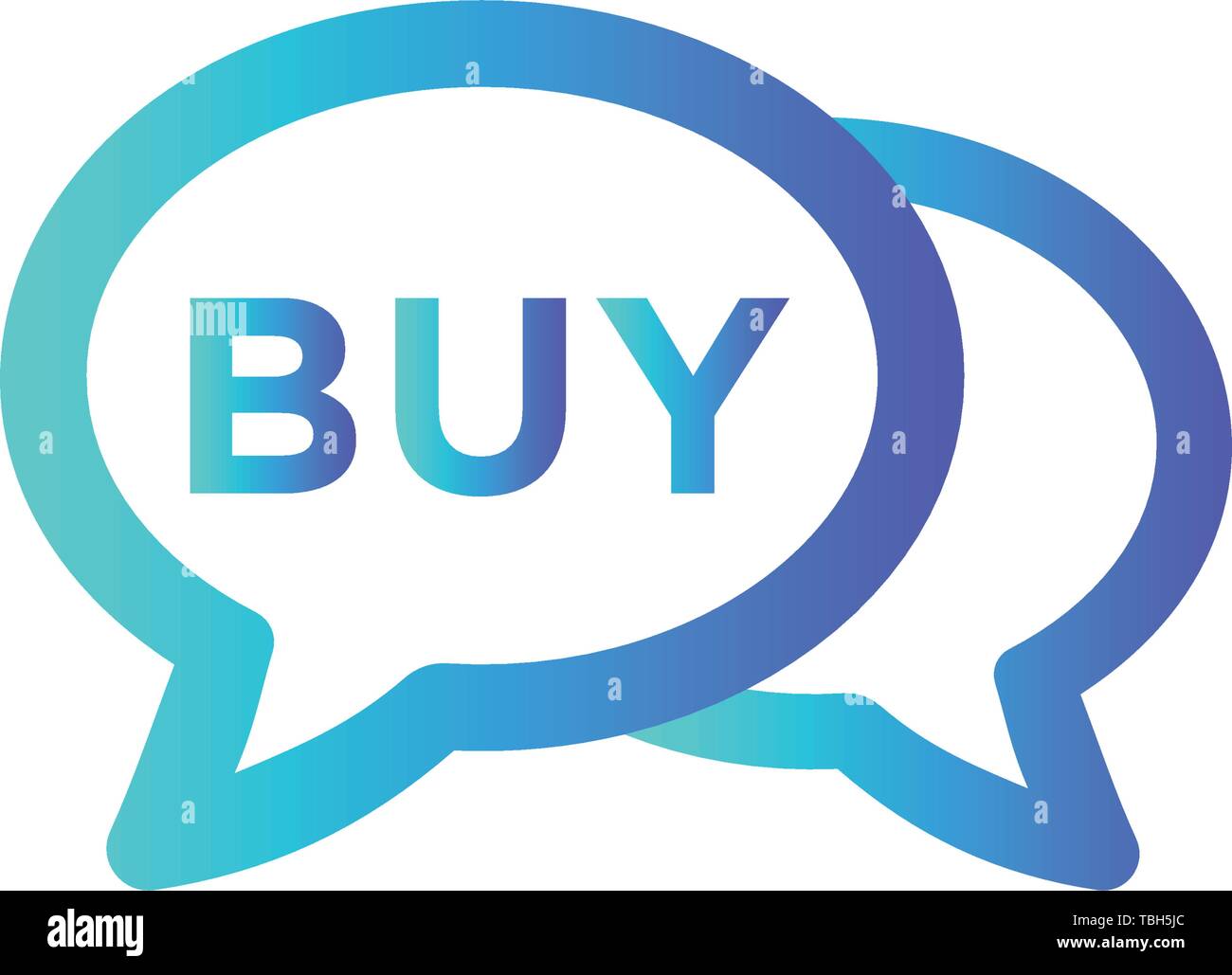 Buy icon with bubble - vector sign Stock Vector Image & Art - Alamy
