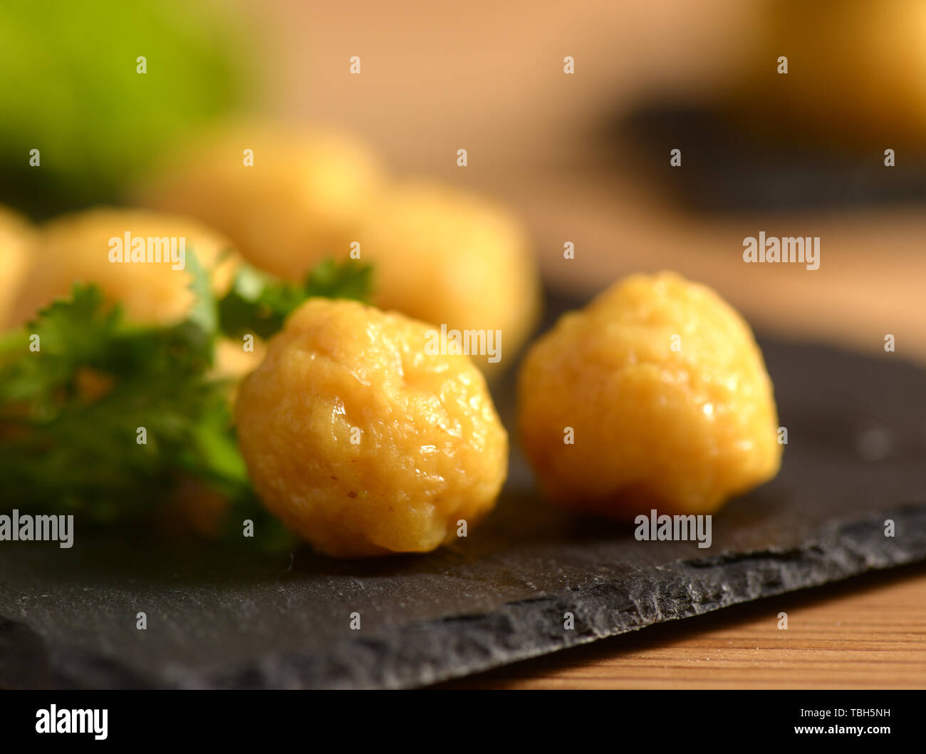 Fish balls spicy fish balls spiced fish balls Stock Photo - Alamy