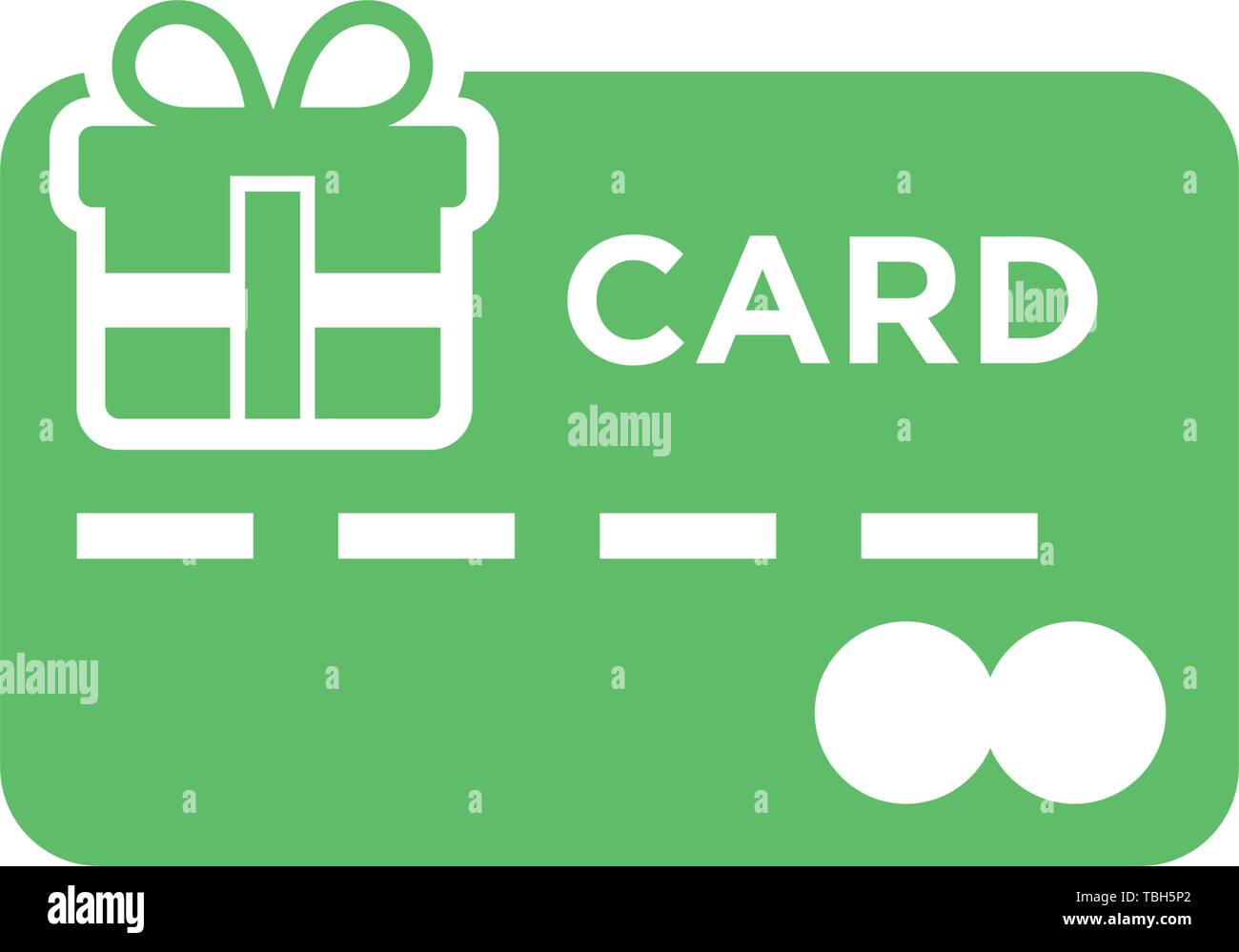 Gift card icon - vector illustration Stock Vector Image & Art - Alamy