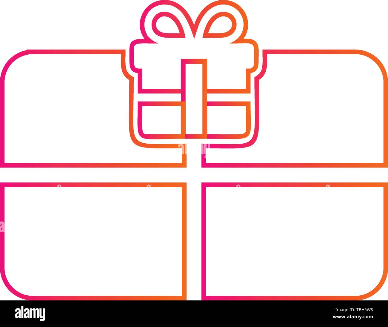 Gift card icon vector - shopping sign Stock Vector Image & Art - Alamy