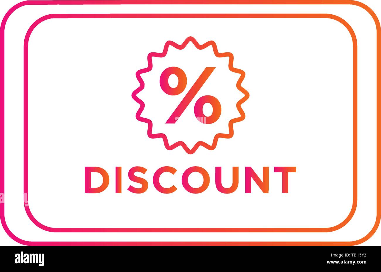 Voucher discount card - vector illustration Stock Vector Image & Art ...