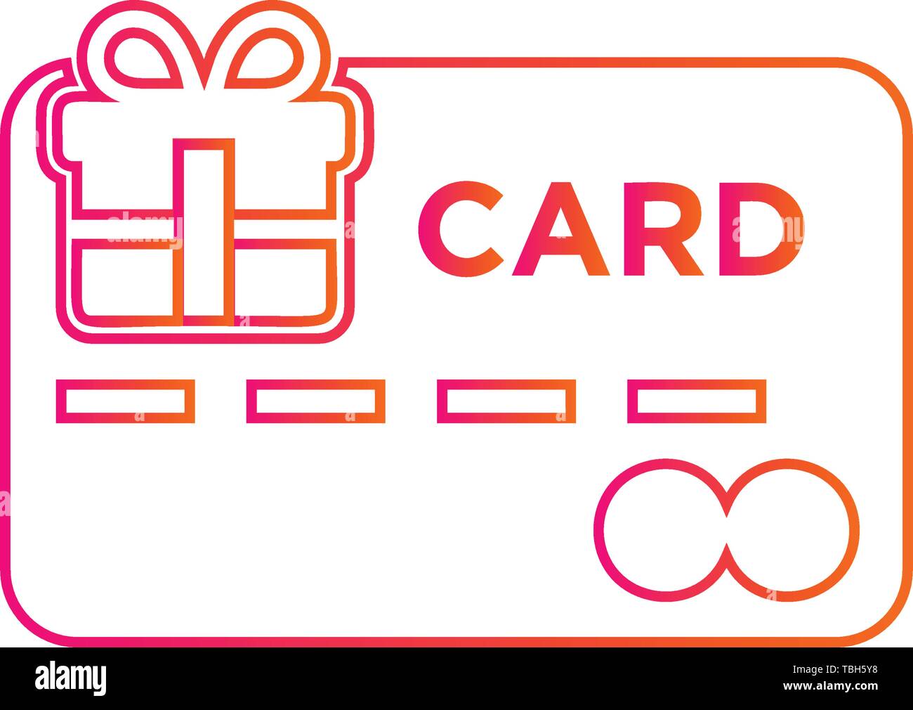 Gift card icon - vector illustration Stock Vector Image & Art - Alamy