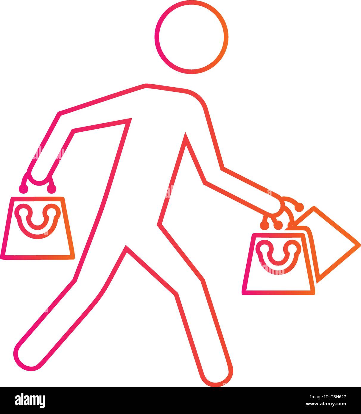 Carrying person Stock Vector Images - Alamy