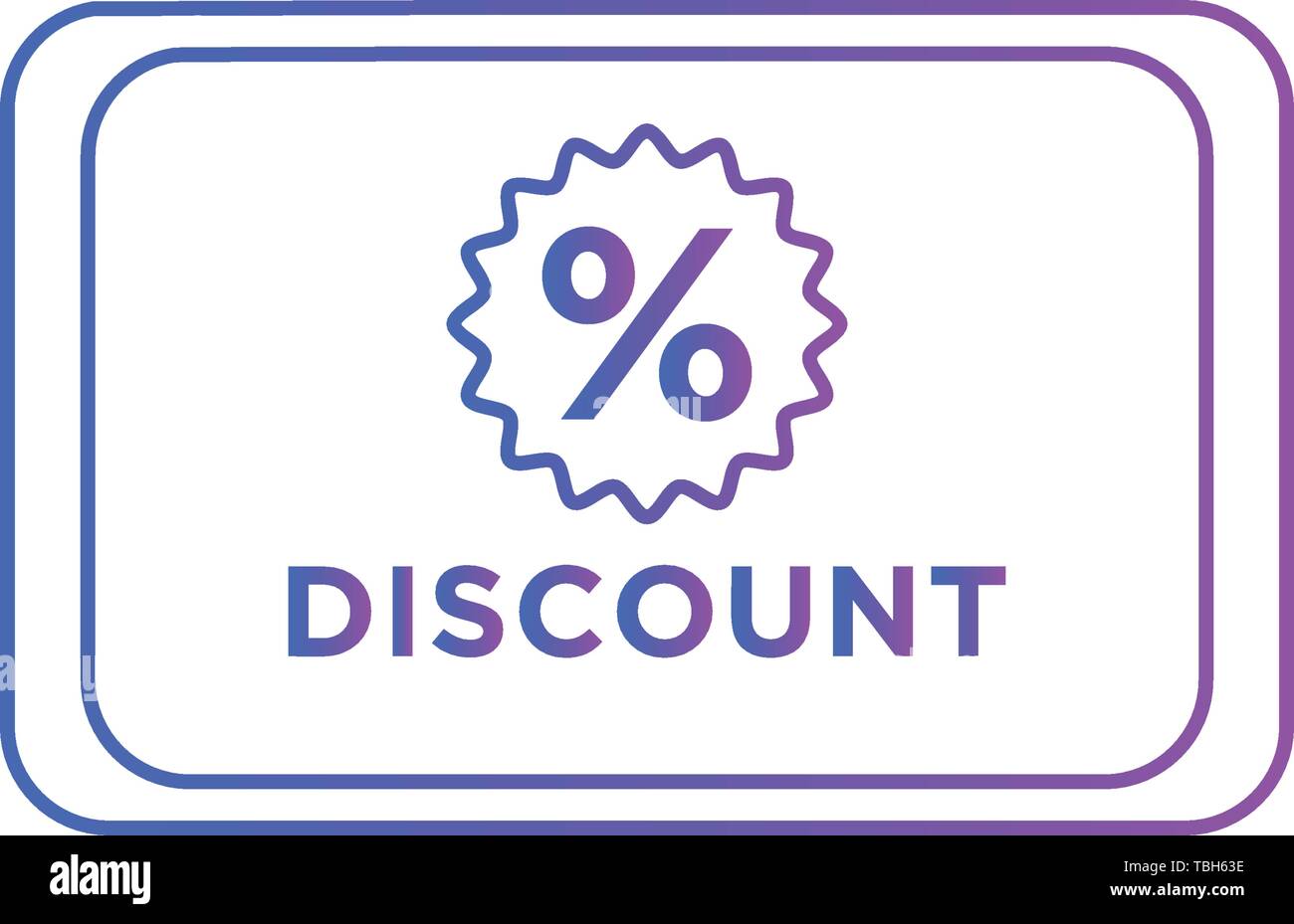 Voucher discount card - vector illustration Stock Vector Image & Art ...