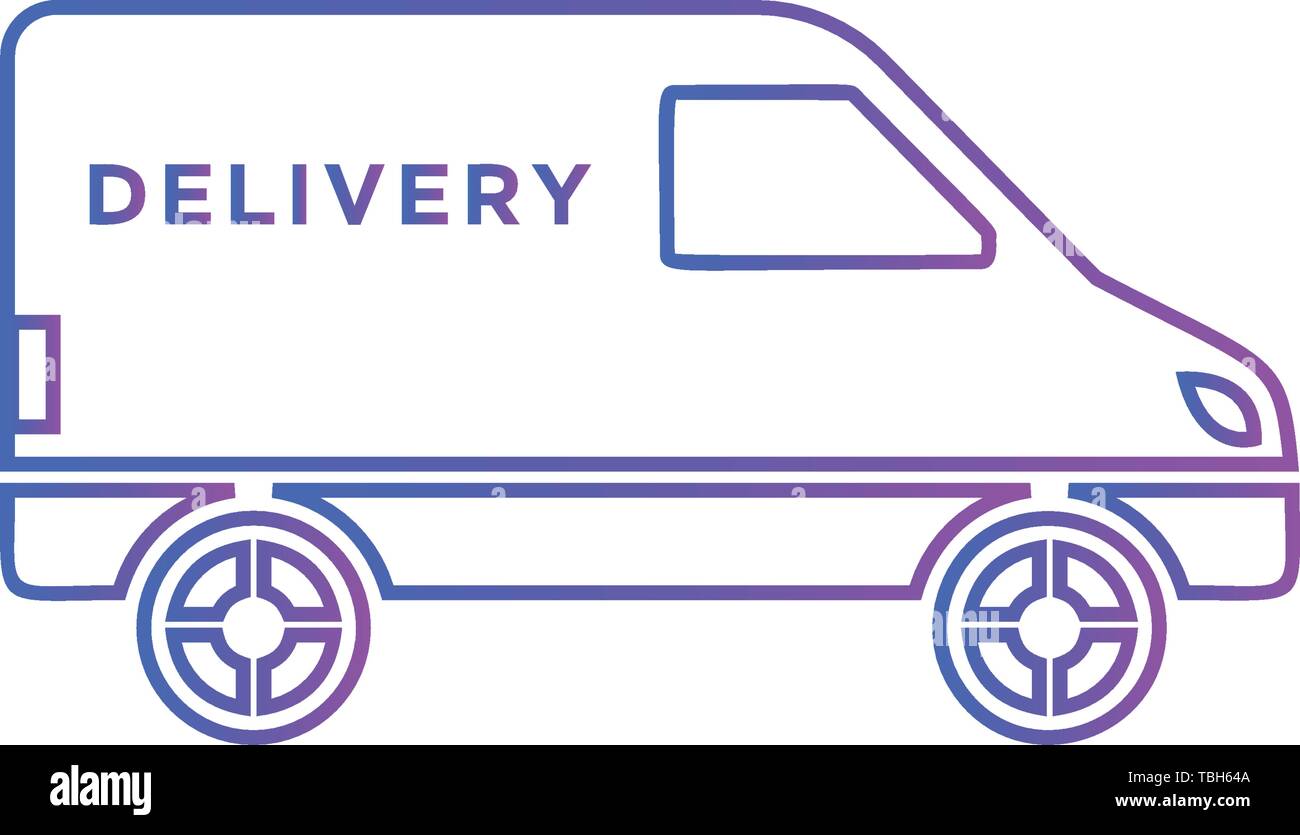 Delivery goods vector logo design hi-res stock photography and images ...