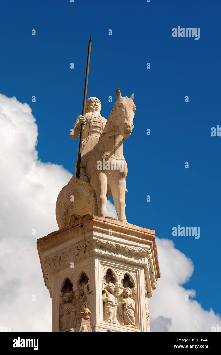 Marble tomb of Can Francesco called Cansignorio della Scala (1340-1375 ...