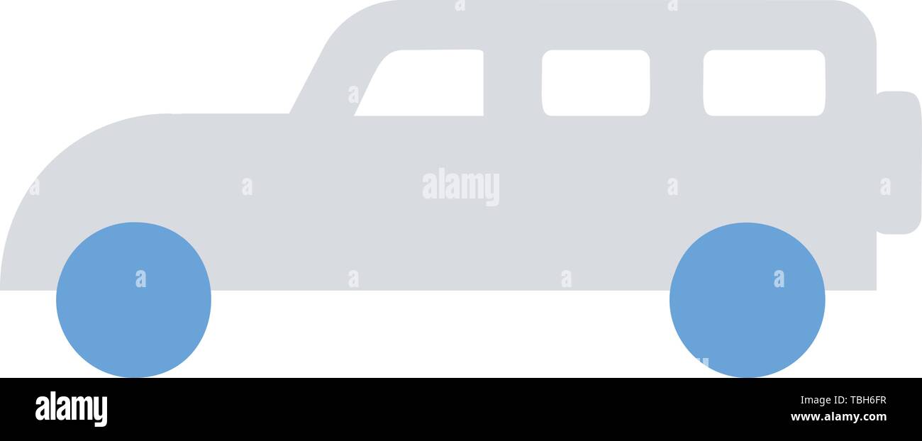 Car flat icon - vector Stock Vector Image & Art - Alamy