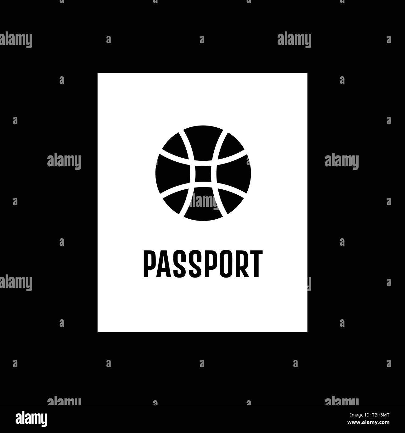 Boarding pass vector vectors Black and White Stock Photos & Images - Alamy
