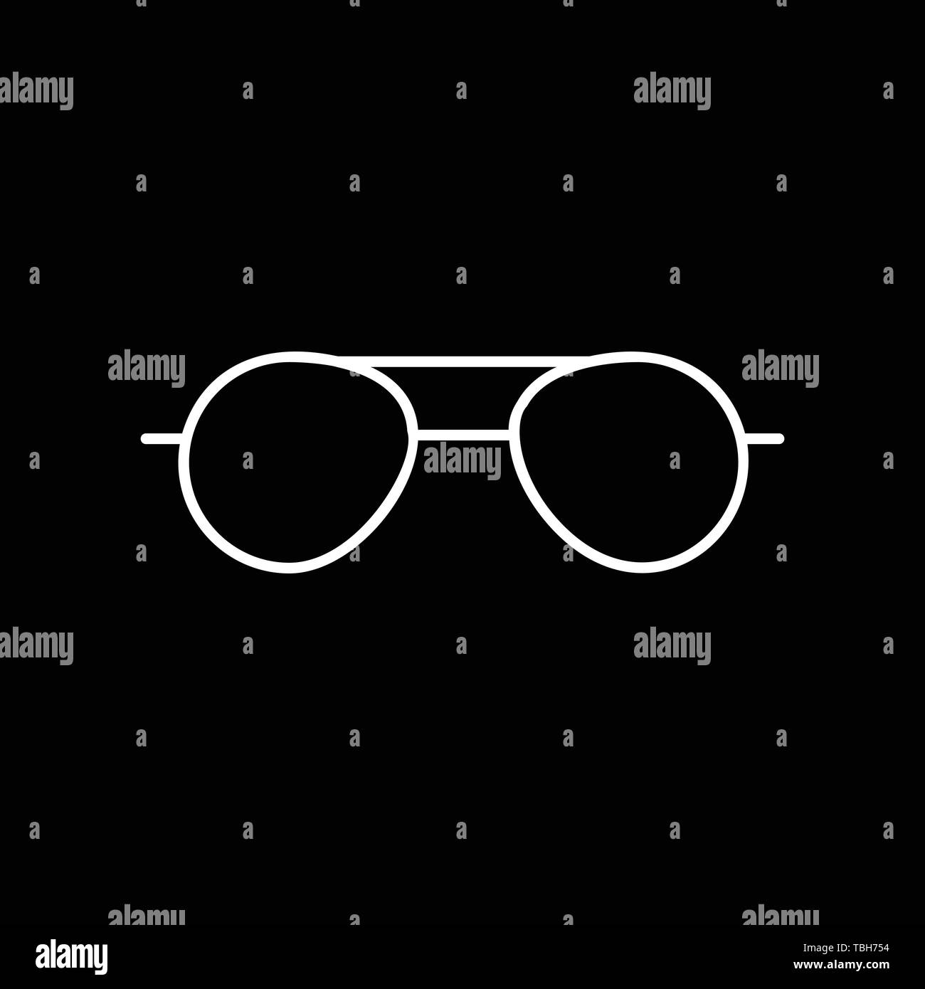 Eyeglasses sign Stock Vector Images - Alamy