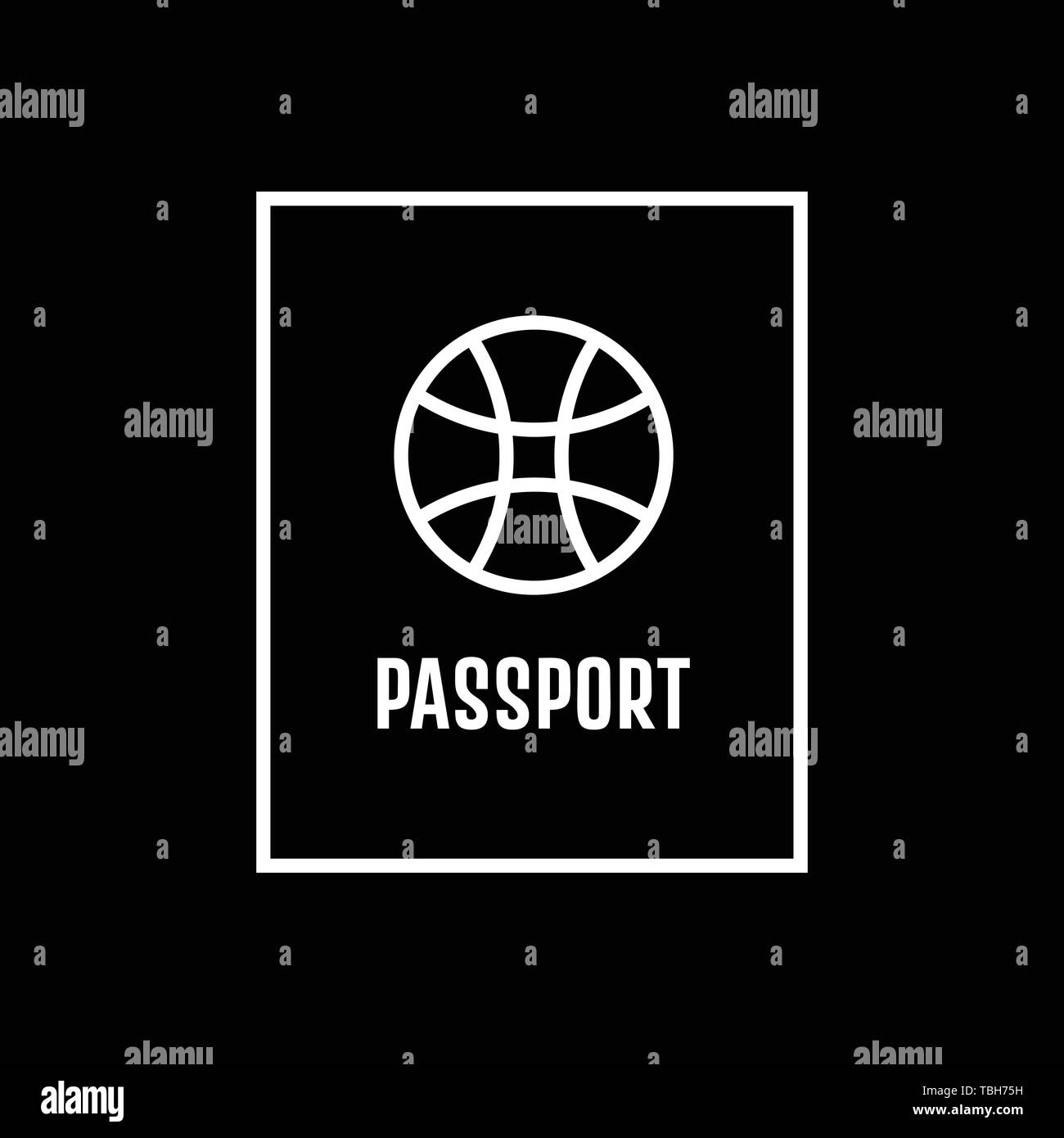 Passport flat icon - vector Stock Vector Image & Art - Alamy
