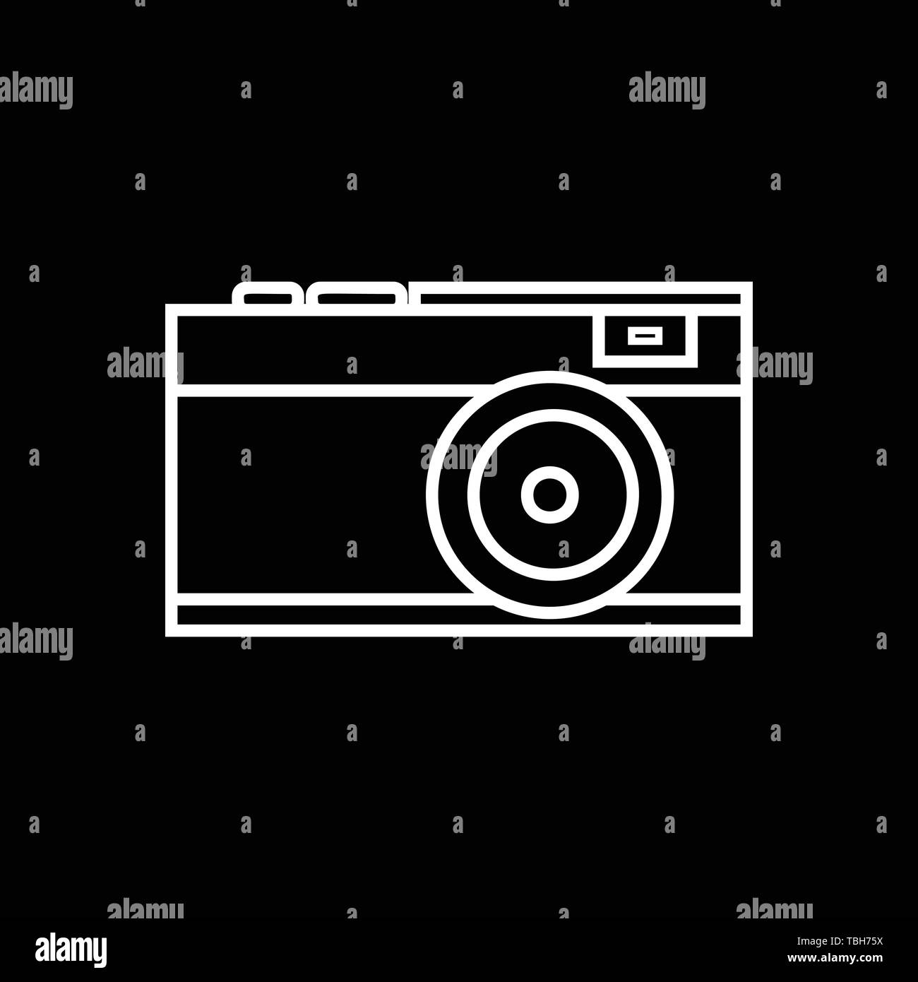 Camera Flat Icon Vector Stock Vector Image Art Alamy