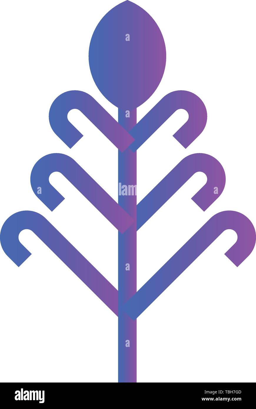 Tree icon Vector - Plants sign Stock Vector Image & Art - Alamy