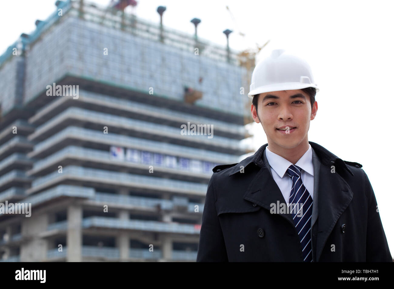 Staff at the construction site Stock Photo - Alamy