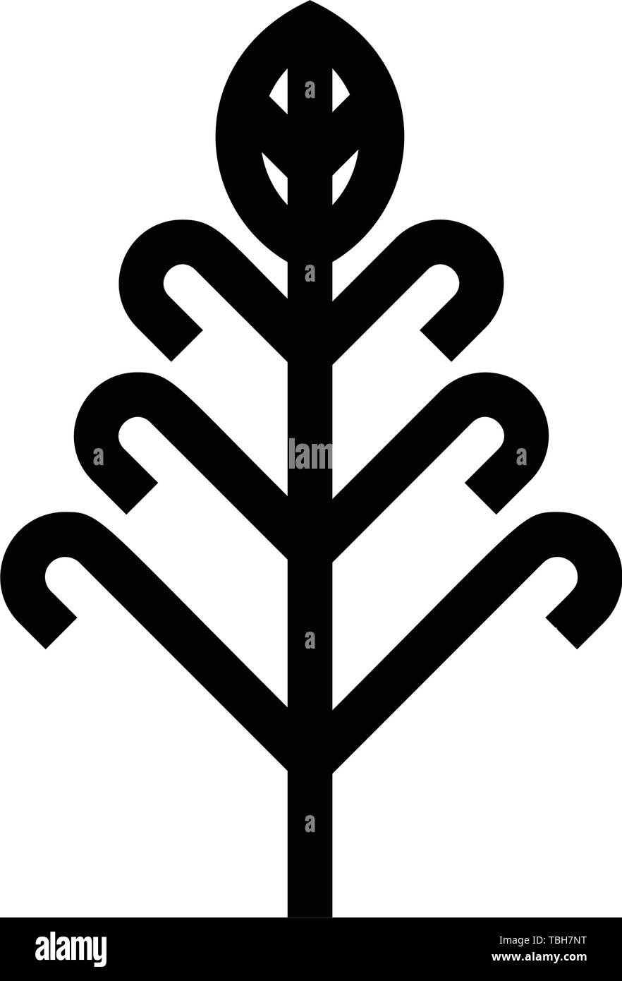 Tree icon Vector - Plants sign Stock Vector Image & Art - Alamy