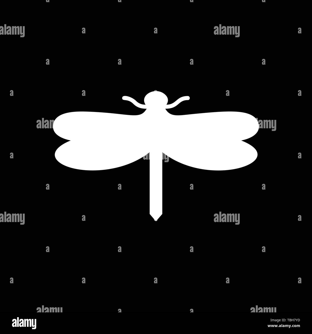 Butterfly icon vector - sign Stock Vector Image & Art - Alamy