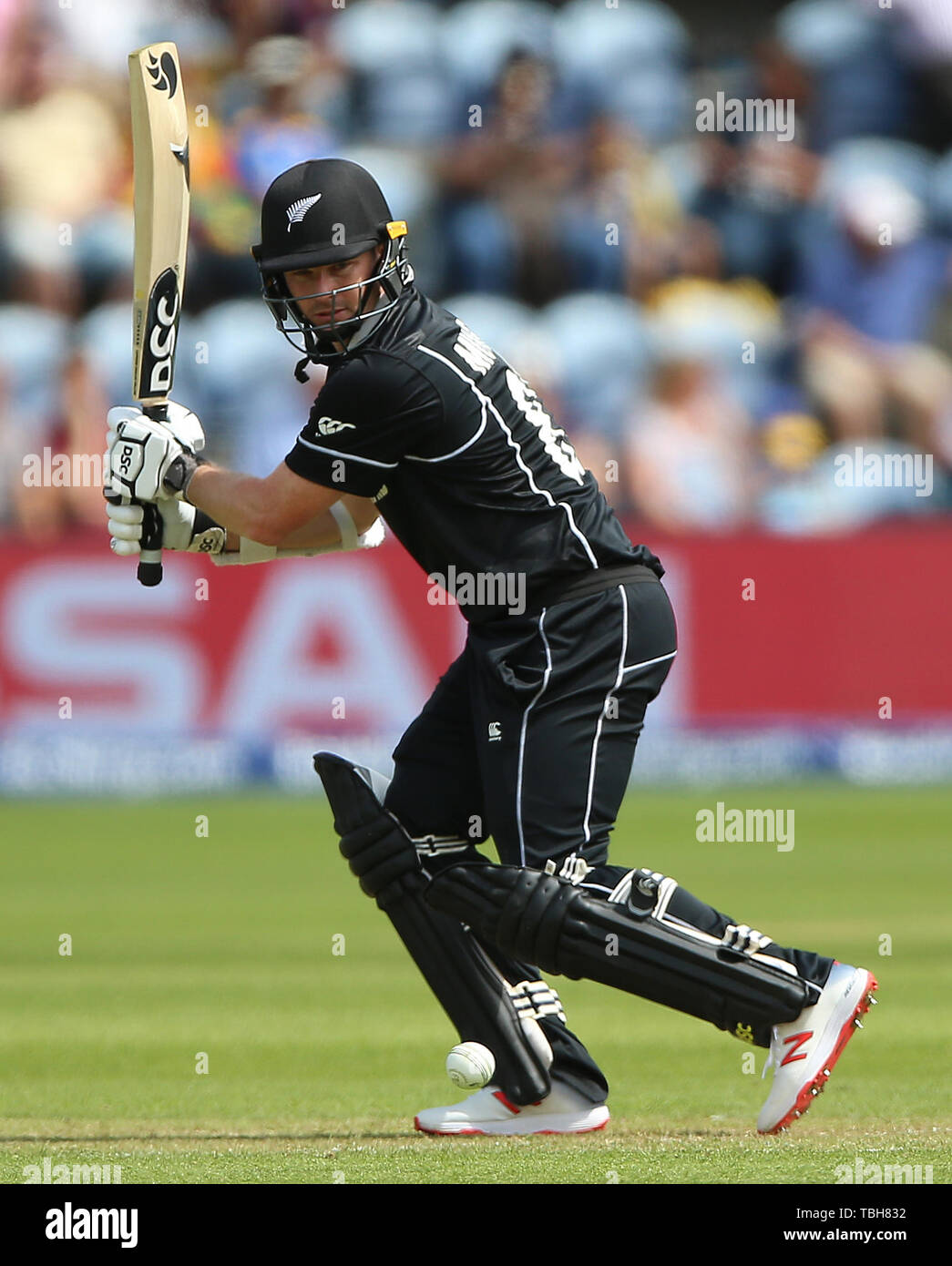 New Zealand's Colin Munro during the ICC cricket World Cup group stage ...