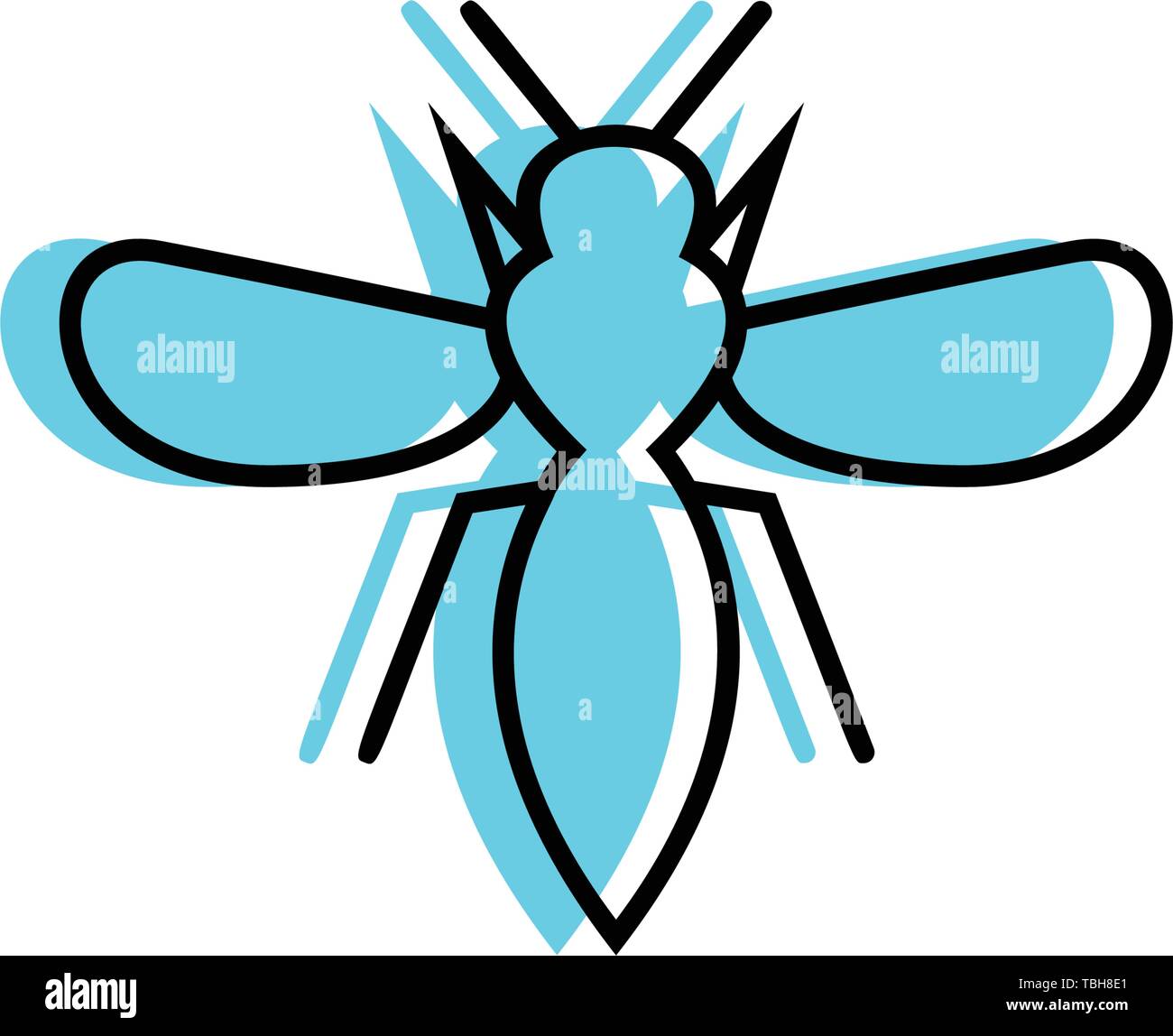 Bee Insect icon - vector Stock Vector Image & Art - Alamy