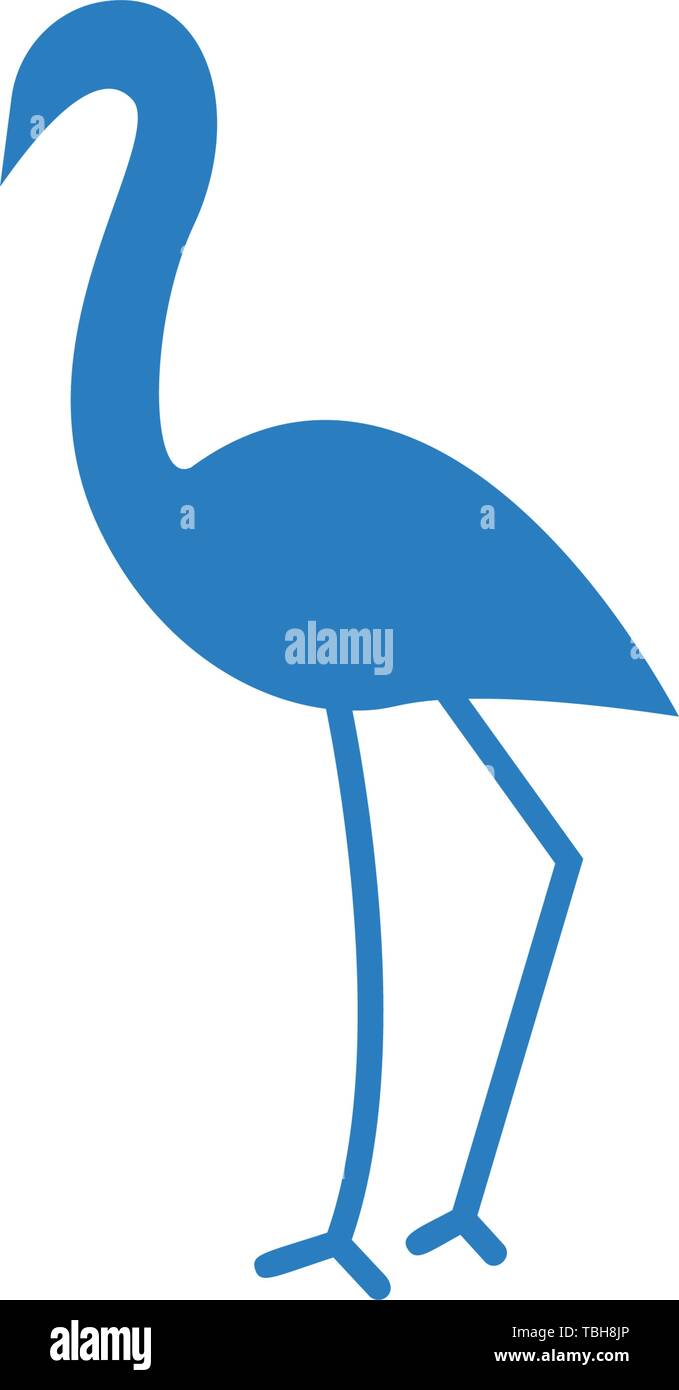 Flamingo icon vector template - Sign Stock Vector Image & Art - Alamy