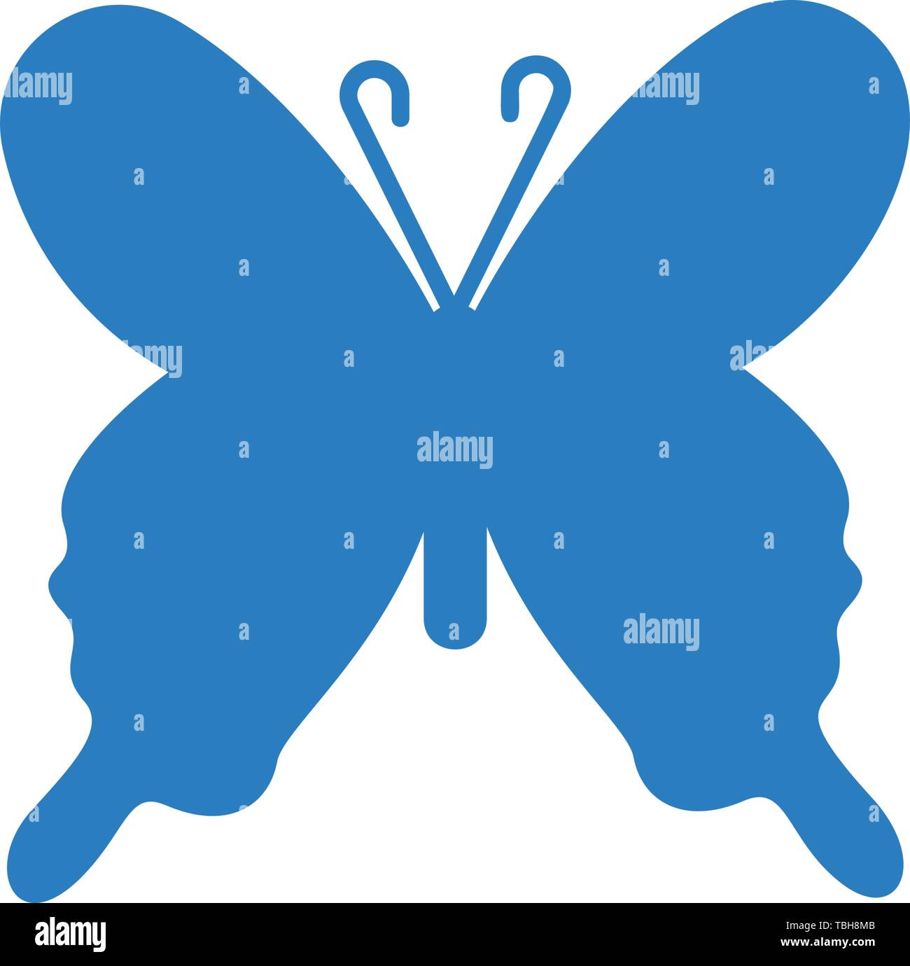 Butterfly icon vector - sign Stock Vector Image & Art - Alamy