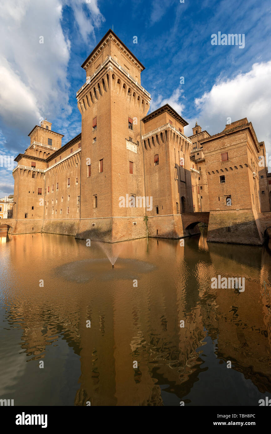 Estense Castle Ferrara Emilia Romagna High Resolution Stock Photography ...
