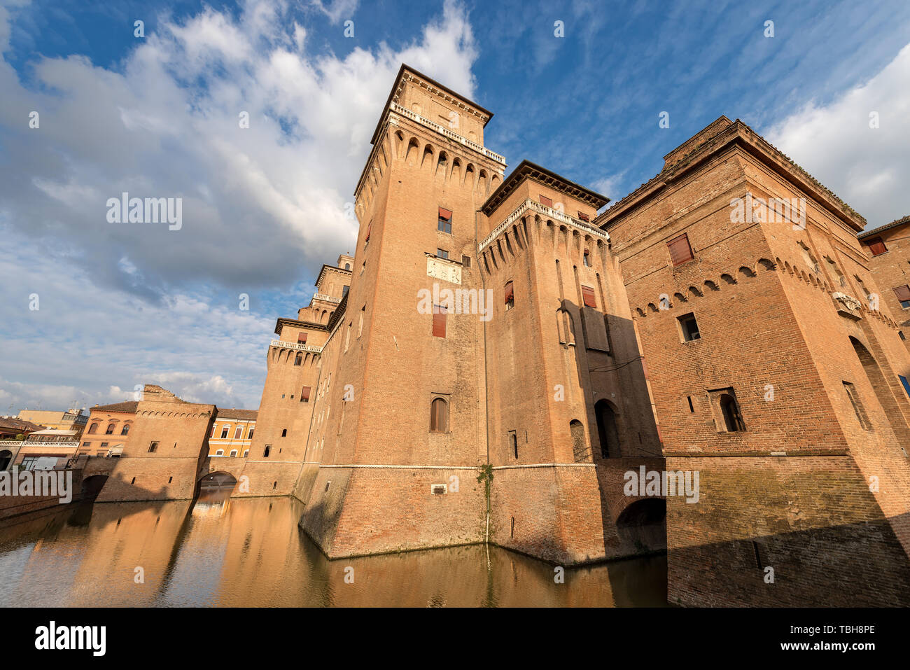 Estense Castle Ferrara Emilia Romagna High Resolution Stock Photography ...