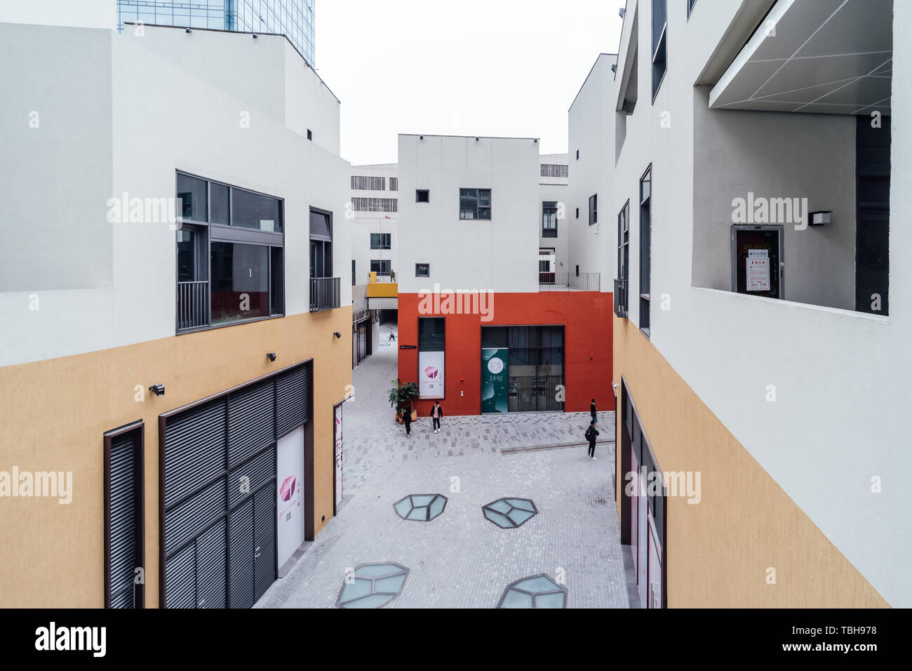 Outdoor town daylight doors building parts windows hi-res stock ...