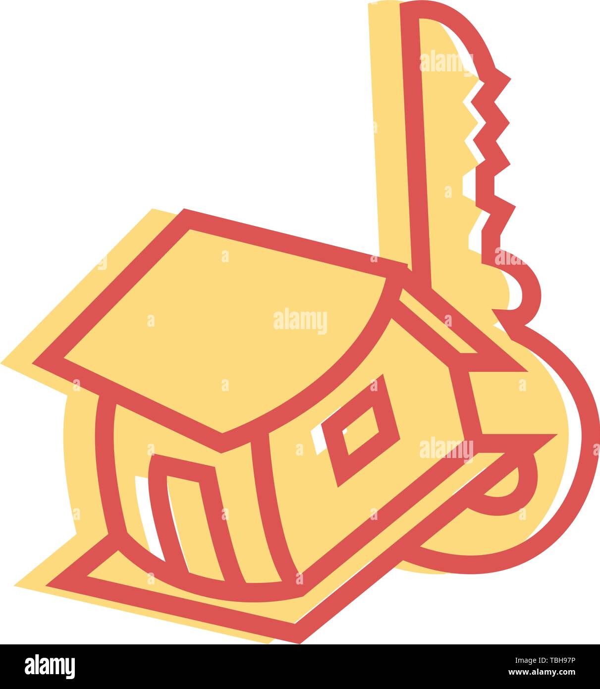 Key linear icon Stock Vector Images - Alamy