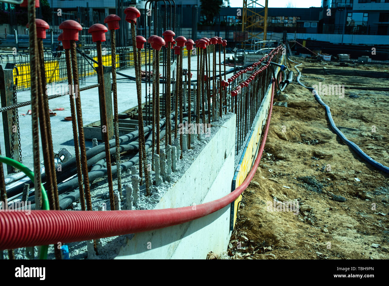 Timber pile foundations hi-res stock photography and images - Alamy