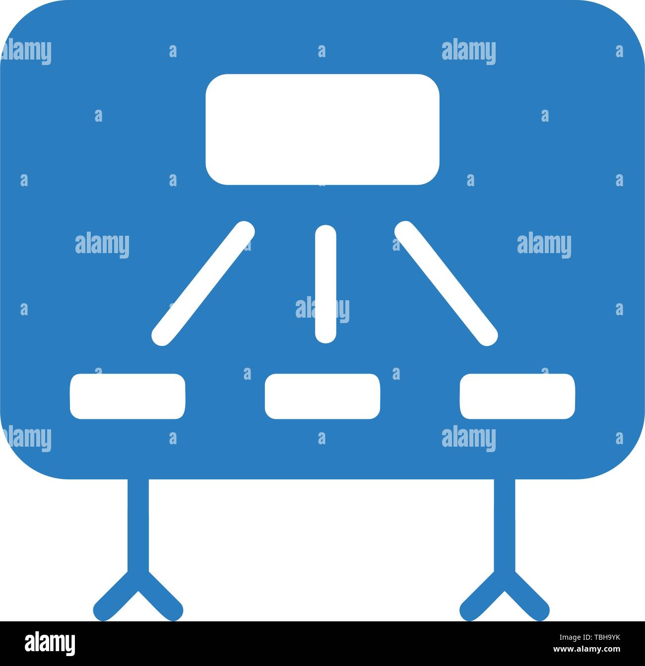 Training board minimal single icon - vector Stock Vector Image & Art ...