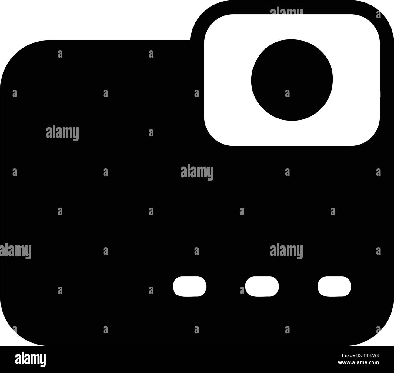 Digital camera icon vector Stock Vector Image & Art - Alamy