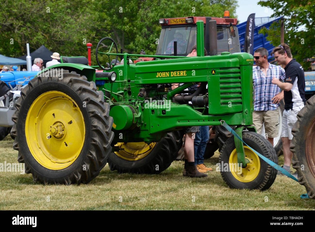 Heritage tractors and agricultural equipment at the Bledlow Country ...