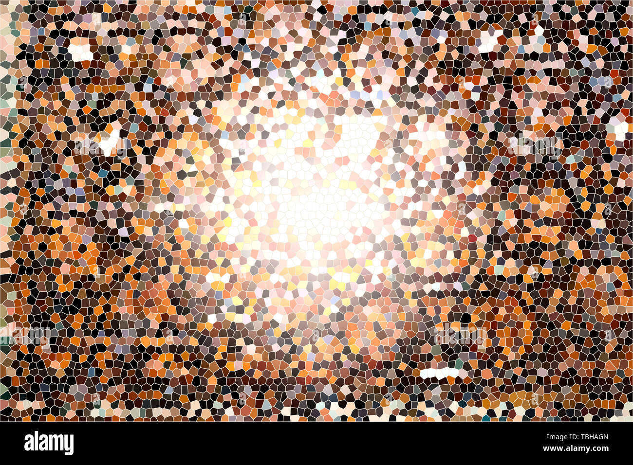 Geometric pattern of light colors as a mosaic of a minimalist design ...