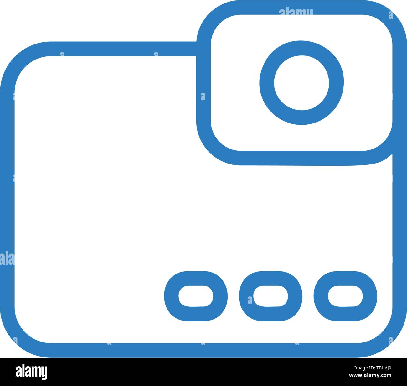 Digital camera icon vector Stock Vector Image & Art - Alamy