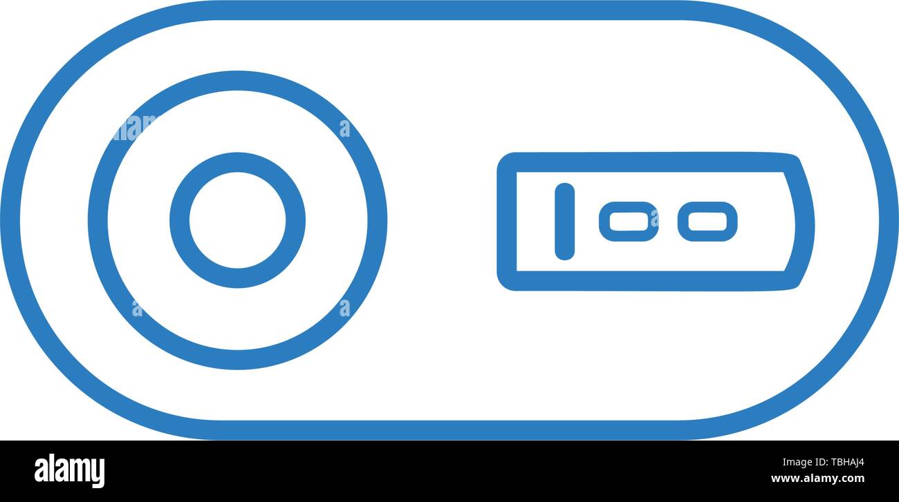 Camera icon blue vector hi-res stock photography and images - Alamy
